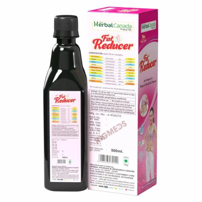 Buy Fat Reducer Herbal Canada 500 Ml Online in India | Rigmeds
