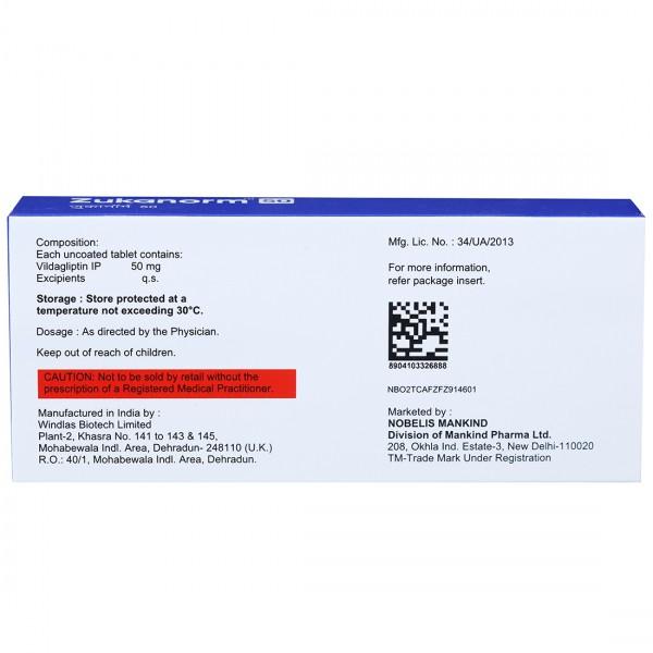 Zukanorm 50 Tablet | Rigmeds